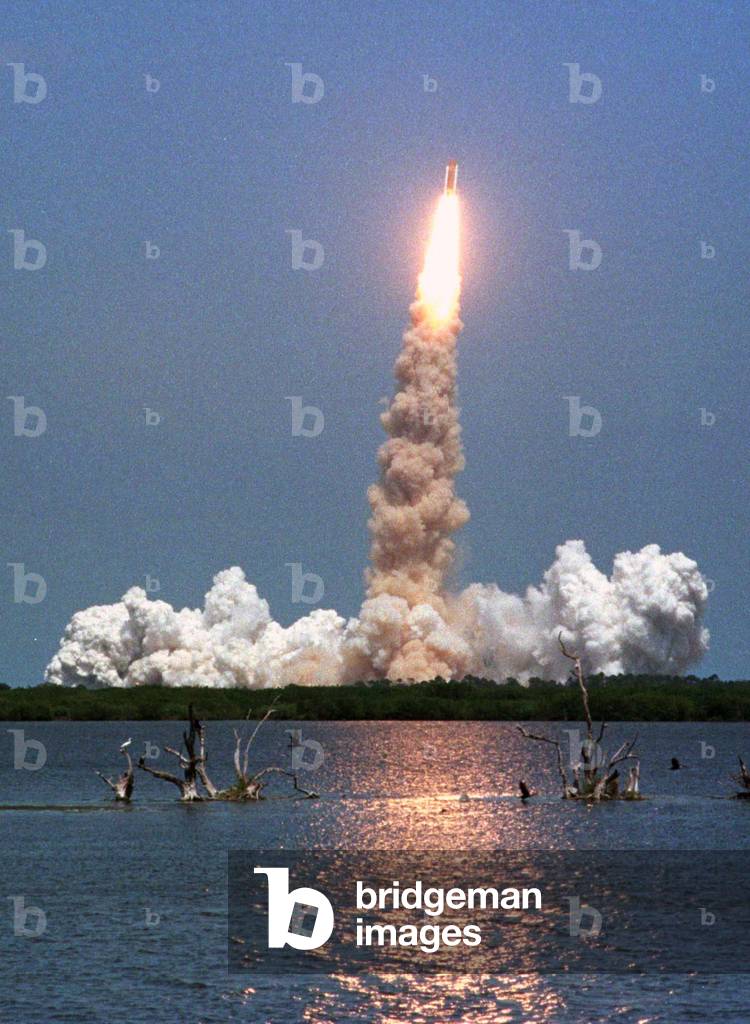 Space Shuttle On Water