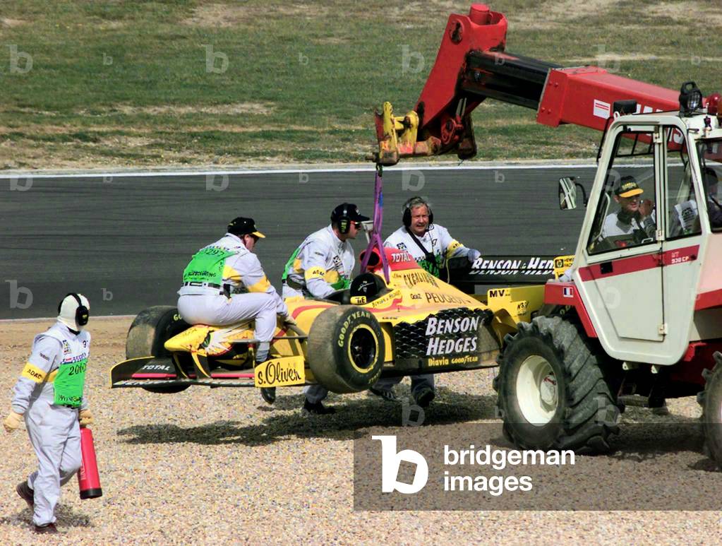 Image of The car of German Formula One driver Ralf Schumacher of