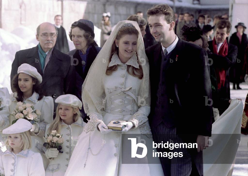 Image of Francesca Thyssen-Bornemisza and Karl Habsburg-Lothringen pose ...