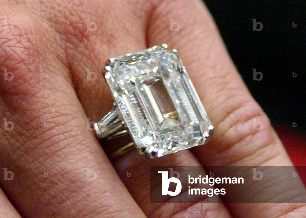 Image of The diamond engagement ring of the late Iranian Princess Soraya