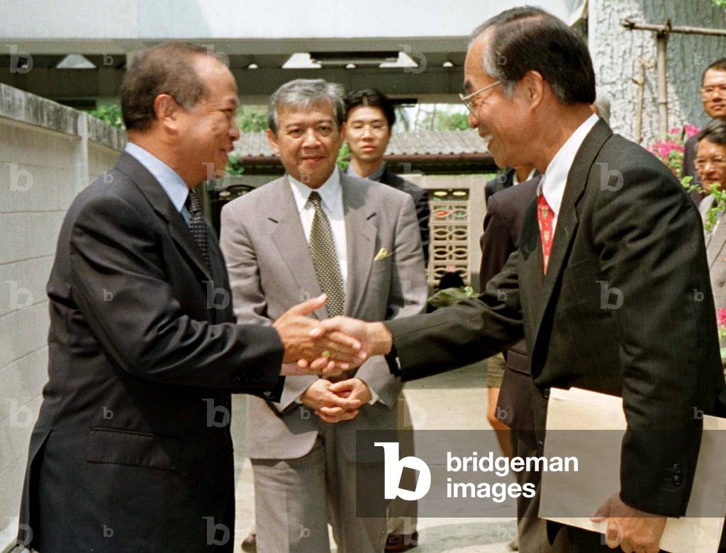 Image of OUSTED CAMBODIAN CO-PREMIER PRINCE NORODOM RANARIDDH AND ...