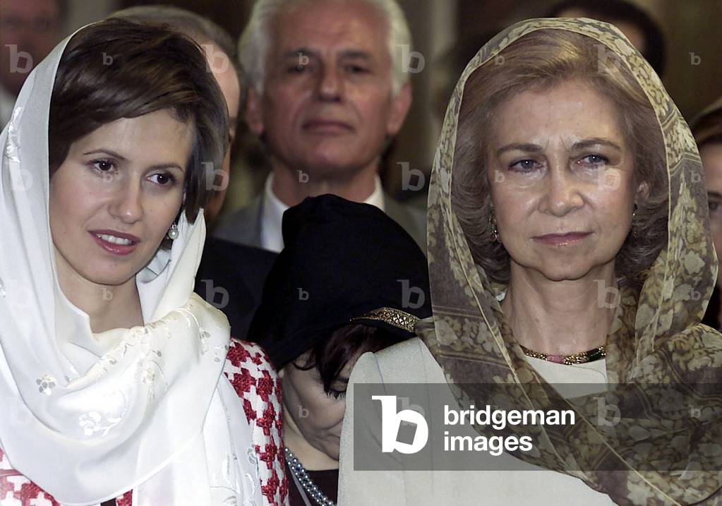 Image of SYRIAN FIRST LADY ASMA AL-ASSAD AND QUEEN SOFIA OF SPAIN
