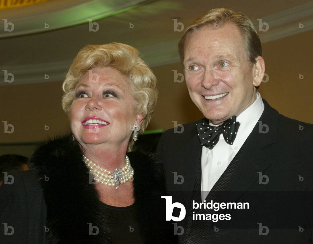 Image of COSTUME DESIGNER BOB MACKIE AND MITZI GAYNOR AT TV HALL