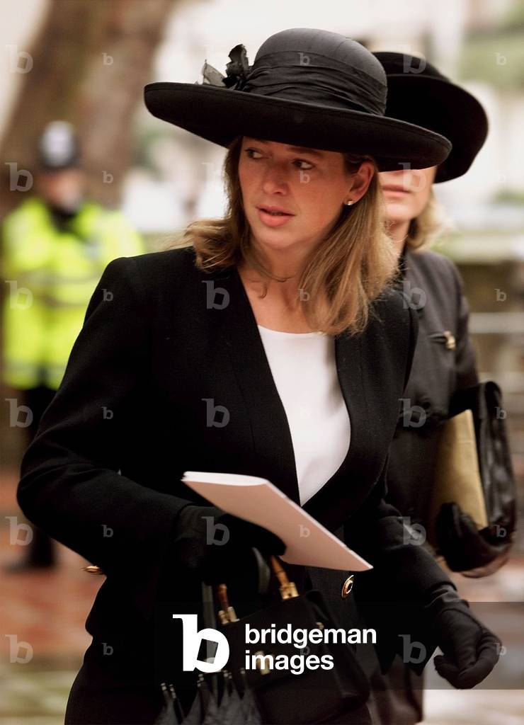 Image of Former Royal nanny, Tiggy Legge- Bourke leaves a memorial service
