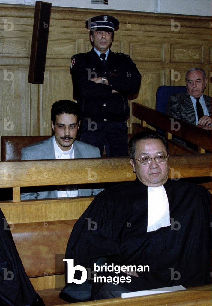 Image of Omar Raddad (top), a Moroccan gardener accused of murdering ...