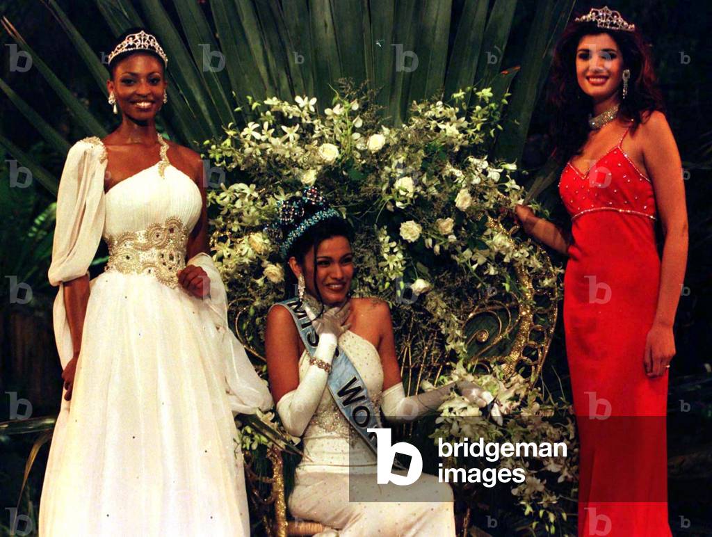 Image of MISS INDIA WINS THE MISS WORLD CONTEST, 1997-11-10 (photo)