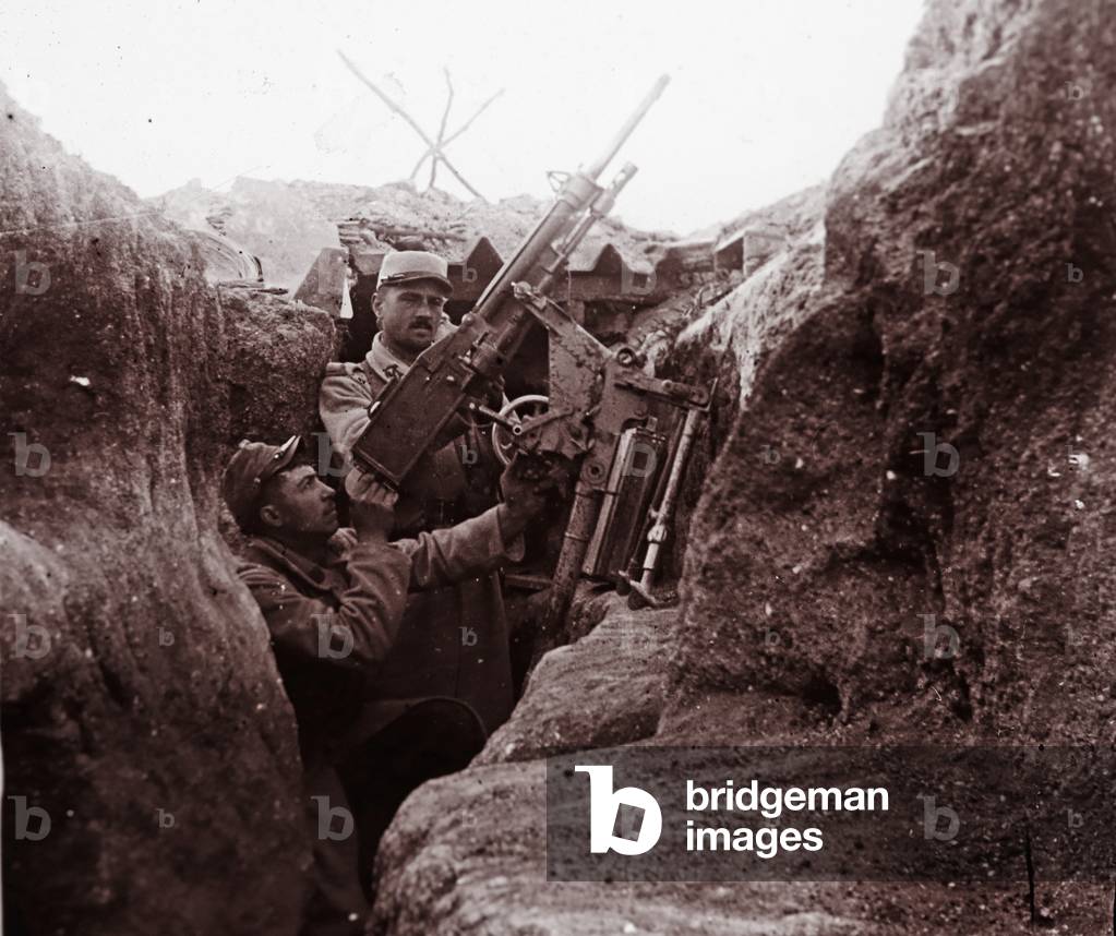 Image of An undated archive picture shows a French soldier aiming an