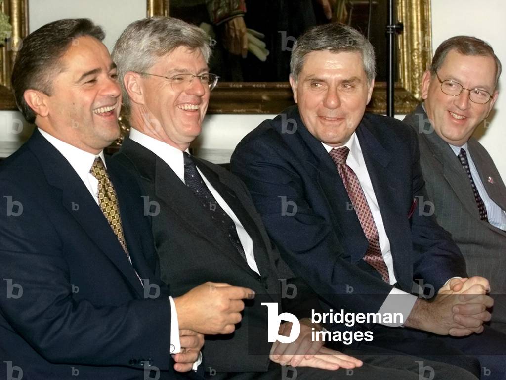 Image of NEWLY APPOINTED INDUSTRY MINISTER TOBIN SHARES LAUGH WITH ...