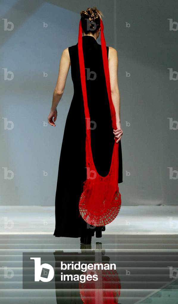 Image of A model presents a creation by Taiwan designer Lin Kuo