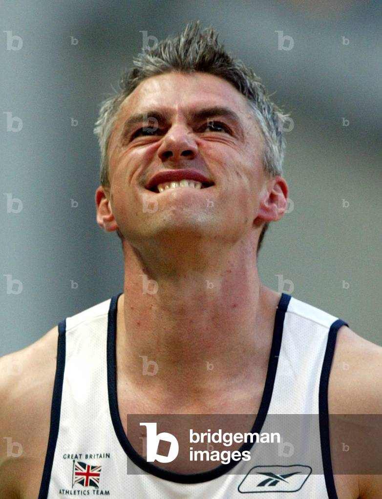 Image of LE BRITANNIQUE EDWARDS GRIMACE LORS DE LA FINALE DU TRIPLE