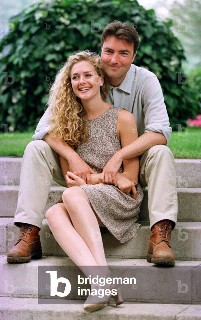 Image of ITV "Heartbeat" stars Nick Berry and Juliette Gruber pose for