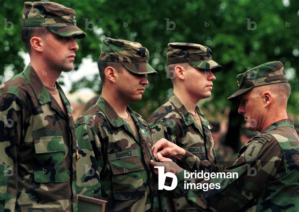 Image of U.S. soldiers Christopher Stone, Andrew Ramirez and Steven ...