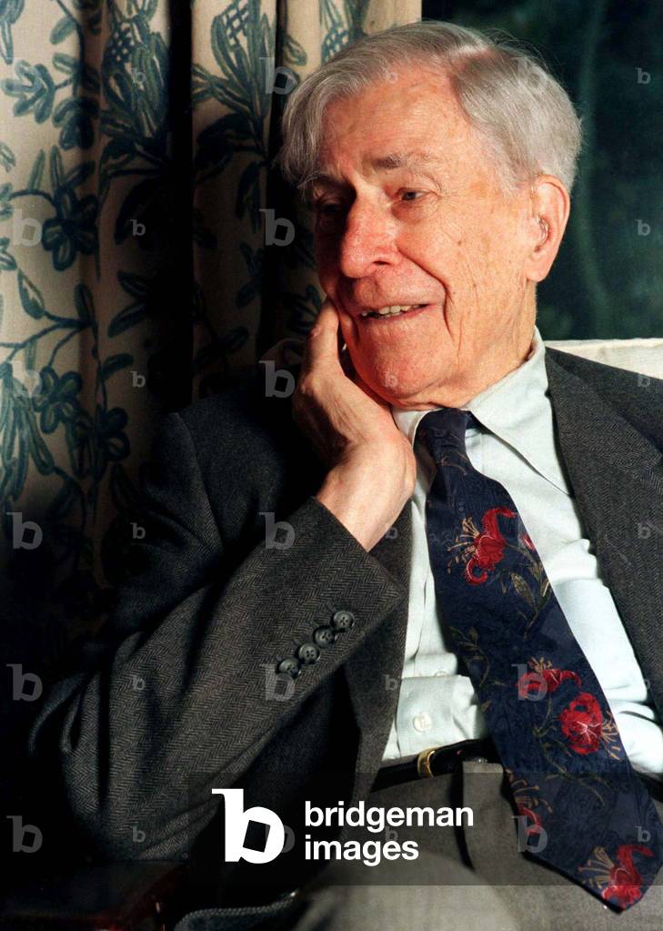 Image of Harvard University professor and economist John Kenneth ...