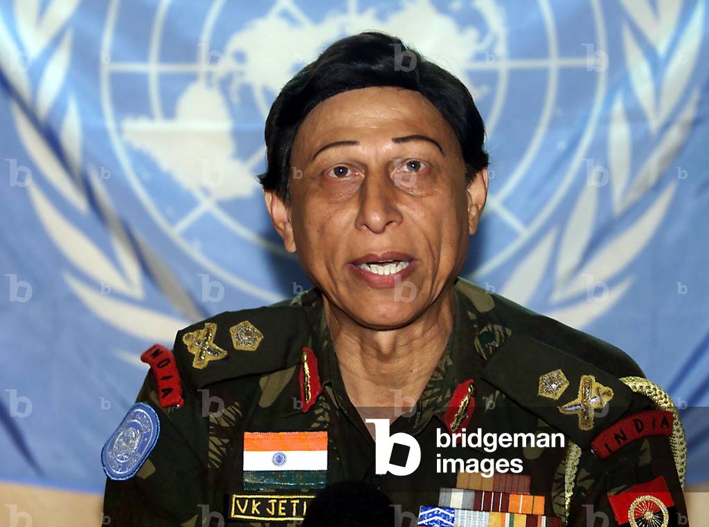 Image of Commander of the United Nations peacekeepers in Sierra Leone ...