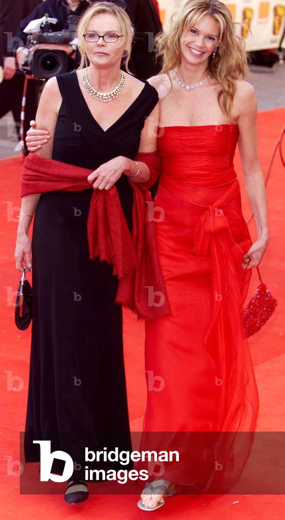 Image of ELLE MACPHERSON AND HER MOTHER ARRIVE AT BAFTA AWARDS CEREMONY