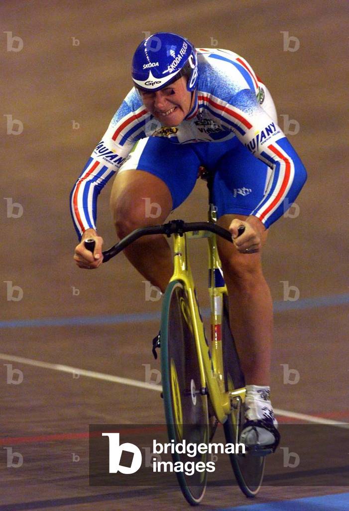 Image of FRENCH RIDER FELICIA BALLANGER AT WORLD TRACK CYCLING ...