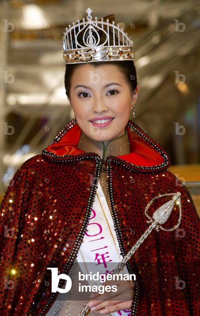 Image of MISS HONG KONG TIFFANY LAM WINNER POSES AT THE PAGEANT