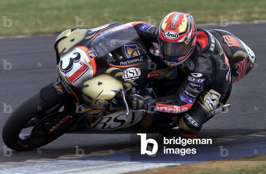 Image of JAPANESE 250CC APRILIA RIDER HARADA QUALIFIES FOR THE BRITISH ...