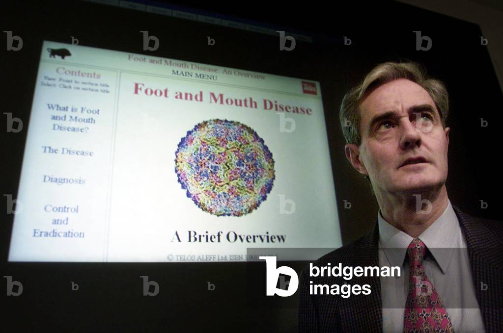 Image of DR ALEX DONALDSON FROM THE INSTITUTE OF ANIMAL HEALTH DELIVERS