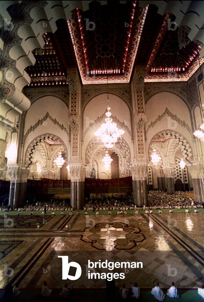 Image of Overall view of King Hassan II mosque during the inauguration