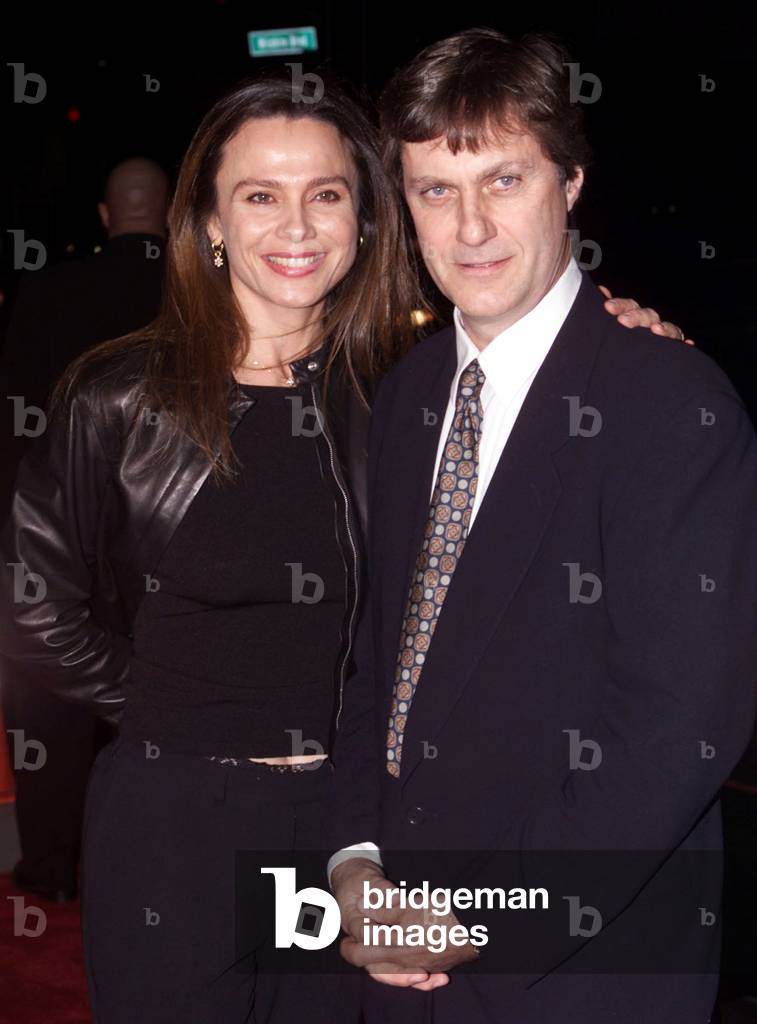 Image of Der schwedische Regisseur Lasse Hallstrom und seine Frau ...