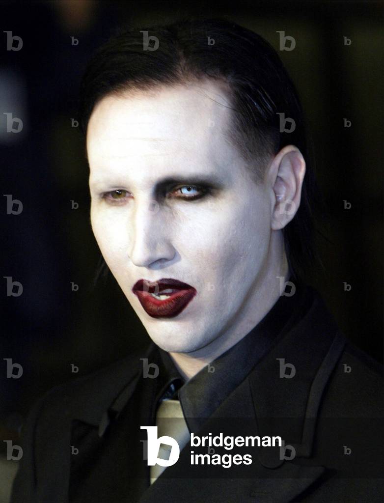 Image of U.S. singer Marilyn Manson arrives for the MTV Europe Music