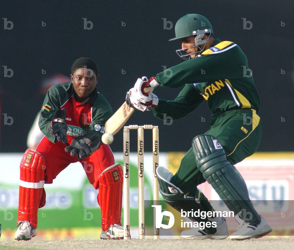 Image of RAZAK ON HIS WAY TO HALF CENTURY AGAINST ZIMBABWE AT