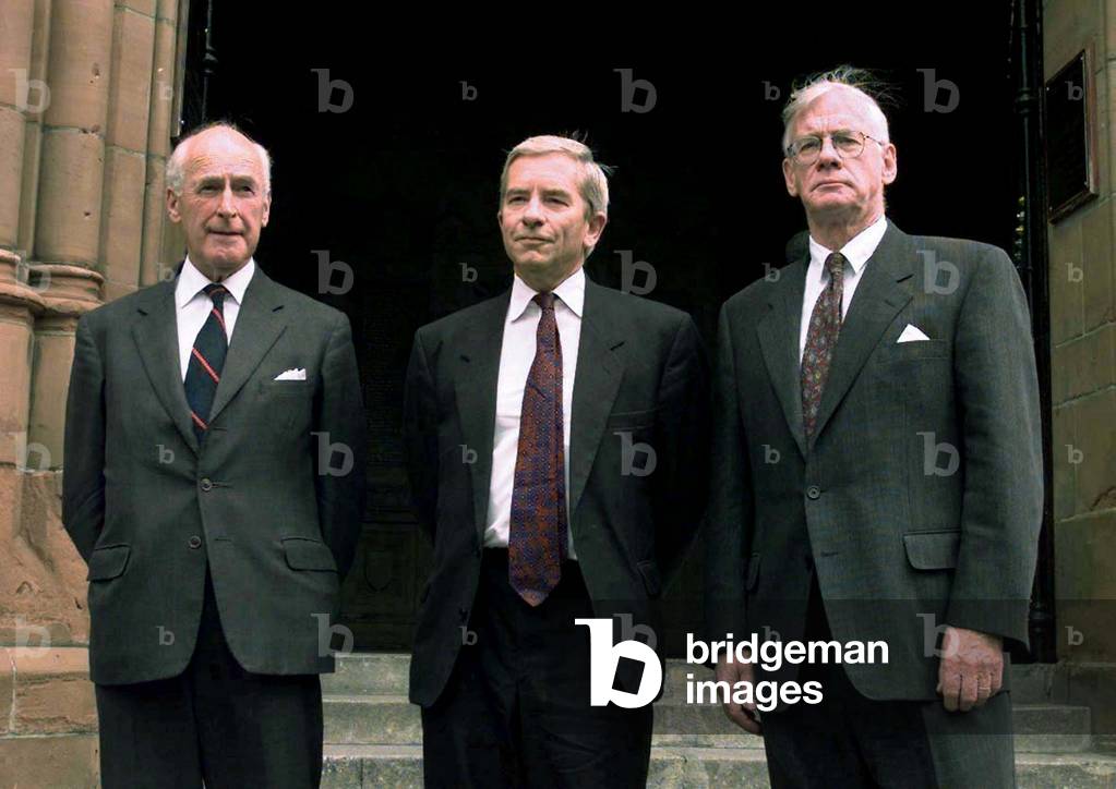 Image of The Panel of Judges sitting on the Bloody Sunday Inquiry,