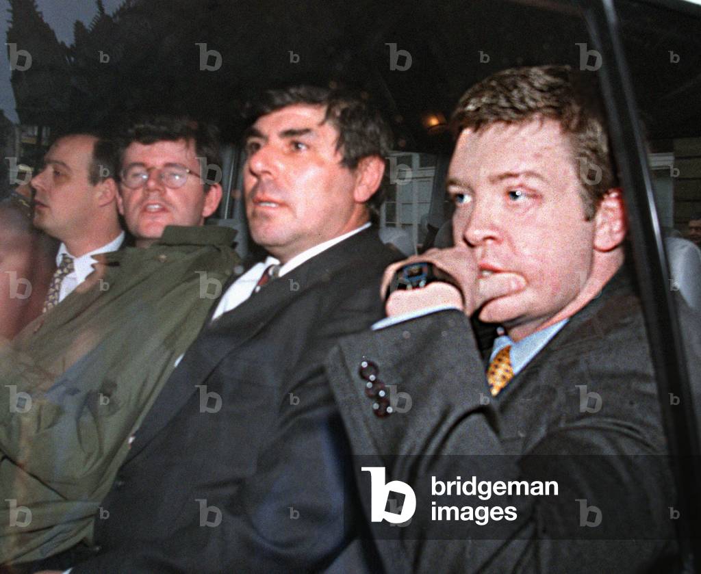 Image of Trevor Rees-Jones (R), the British bodyguard who survived the car