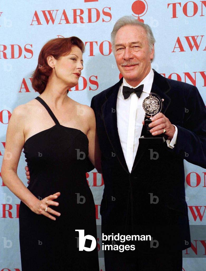 Image of Actress Susan Sarandon (L) poses with Actor Christopher ...