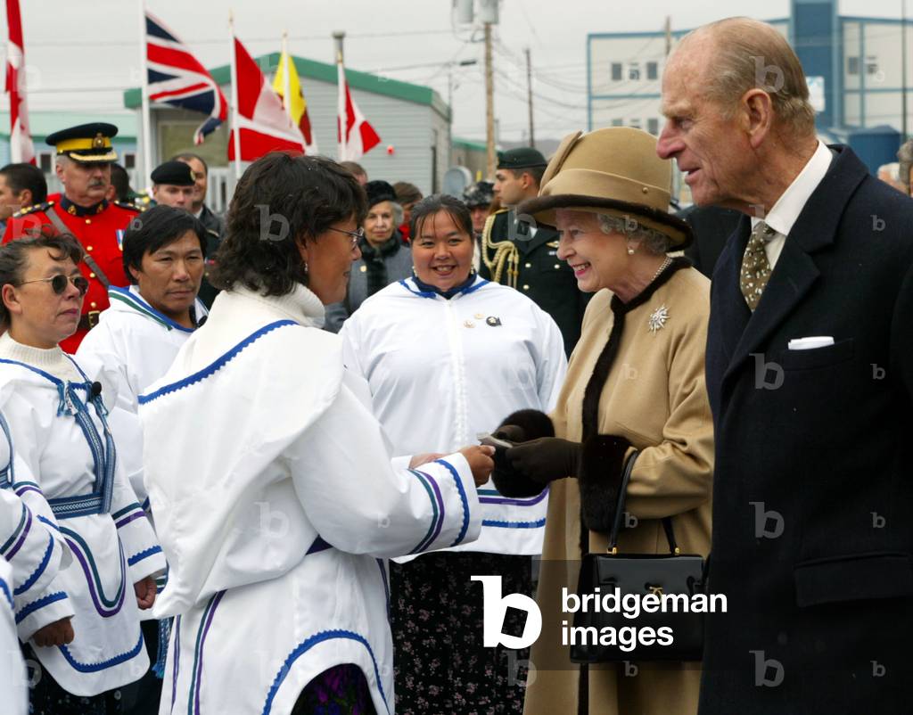 Image of Queen Elizabeth II and her husband the Duke of Edinburgh