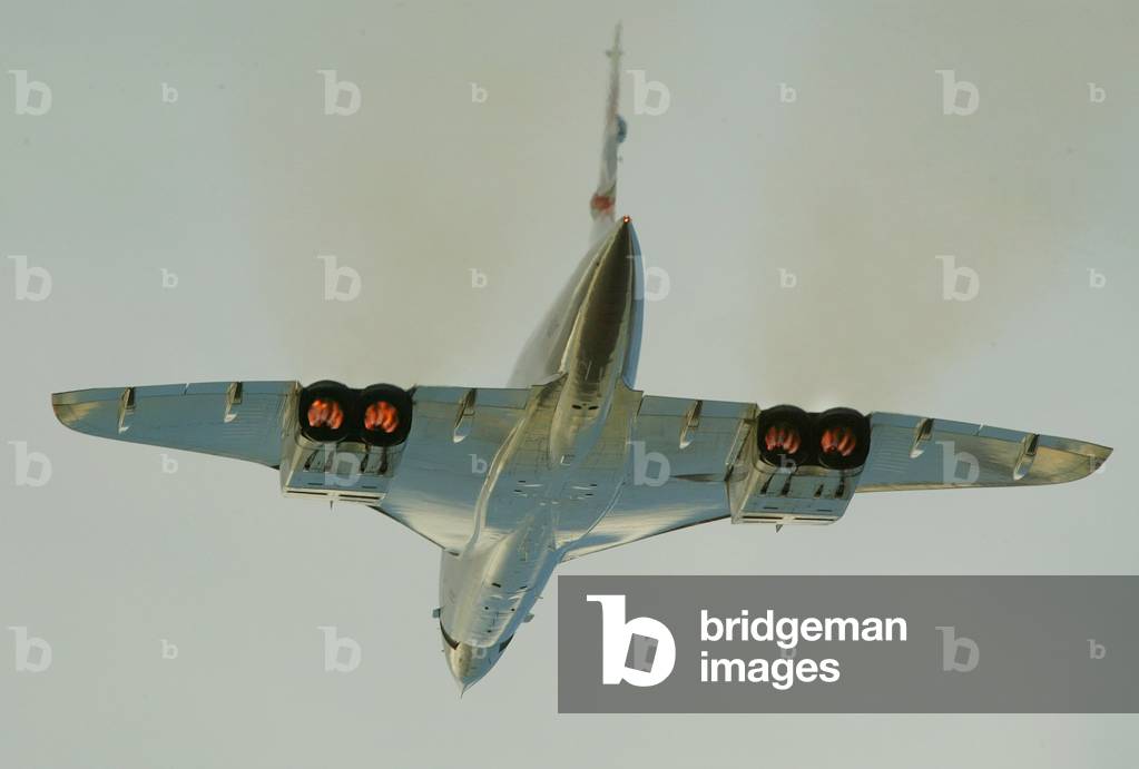 Image of BRITISH AIRWAYS CONCORDE TAKES OFF FROM EDINBURGH AIRPORT IN ...