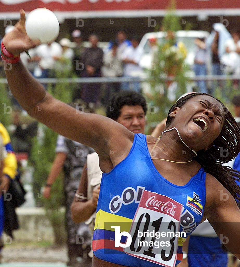 Image of COLOMBIAN CASTRO WINS A GOLD MEDAL IN SHOT PUT IN