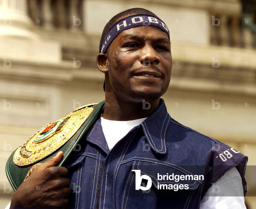 Image of The new IBC and WBC heavyweight boxing champion Hasim "Rock"