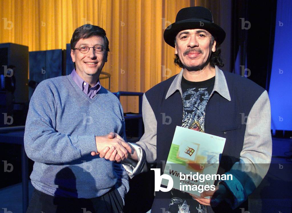 Image of Bill Gates, (L) Chairman and Chief Software Architect of Microsoft