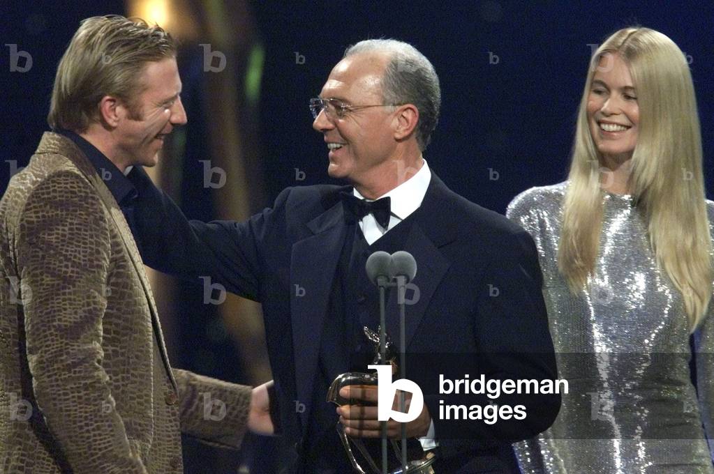 Image of BORIS BECKER, CLAUDIA SCHIFFER AND FRANZ BECKENBAUER AT BAMBI ...