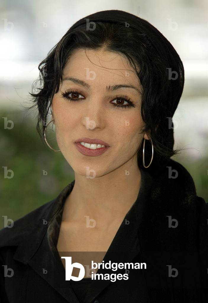 Image of Iranian director Samira Makhmalbaf smiles during a photocall ...