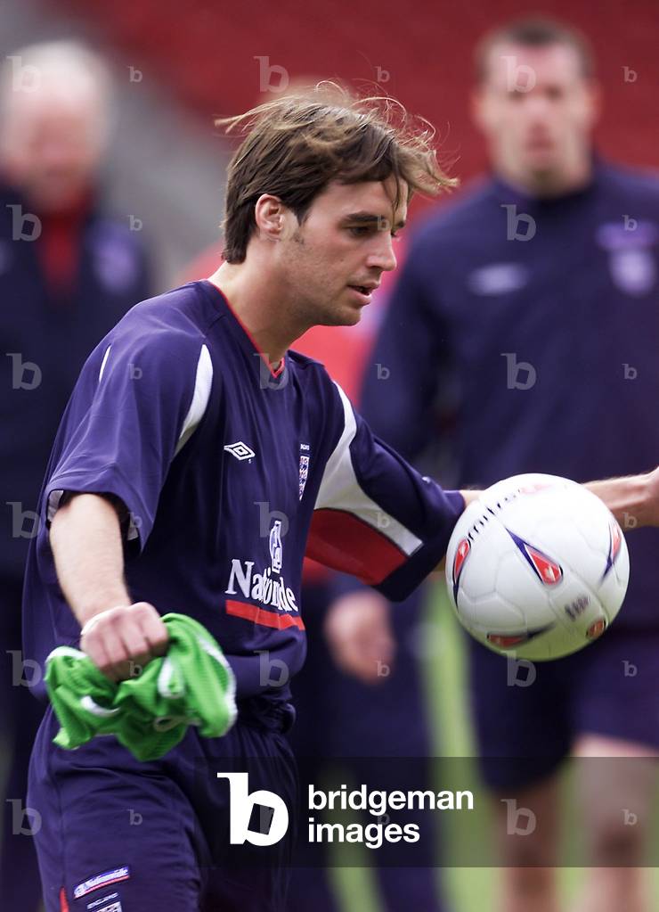 Image of BLACKBURN ROVERS' MATT JANSEN IS PUT THROUGH HIS PACES AT