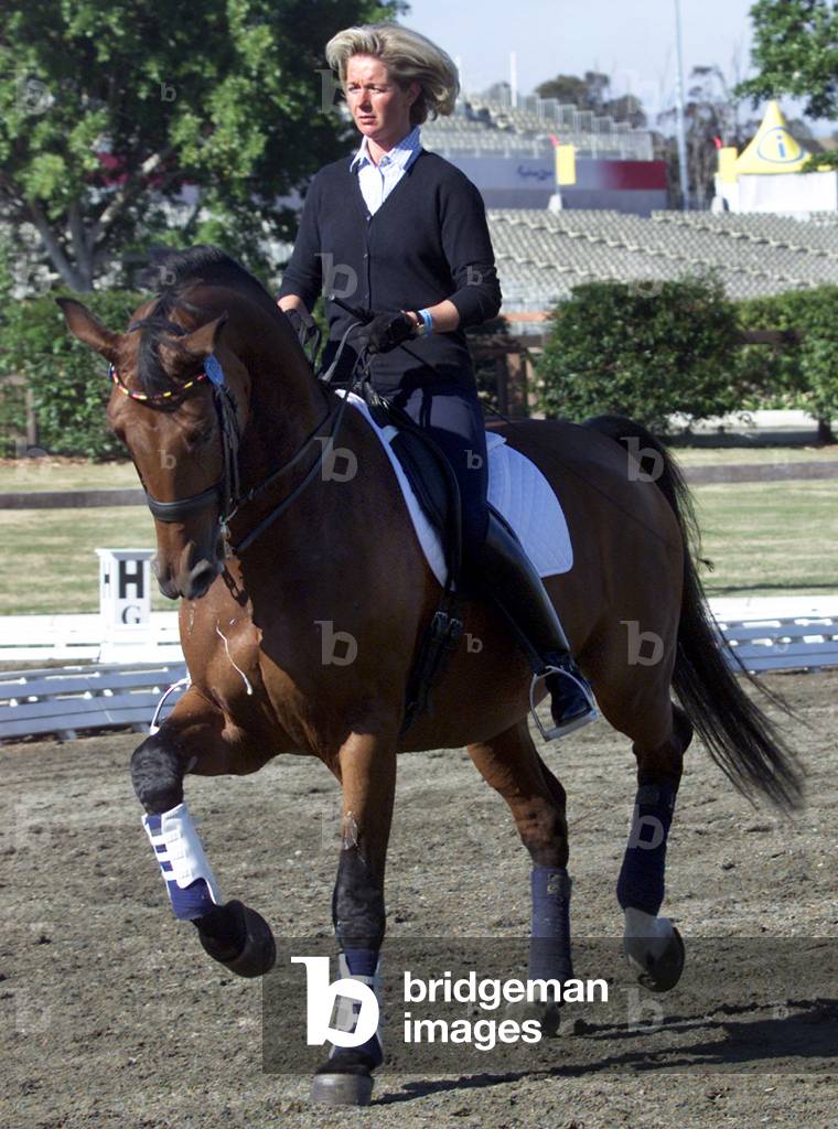 Image of GERMAN RIDER ALEXANDRA RIDDLE ON CHACOMO DURING SYDNEY ...