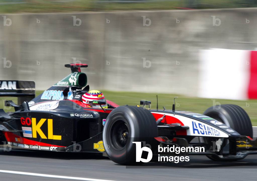 Image of MALAYSIA'S ALEX YOONG IN ACTION DURING FREE PRACTICE SESSION ...
