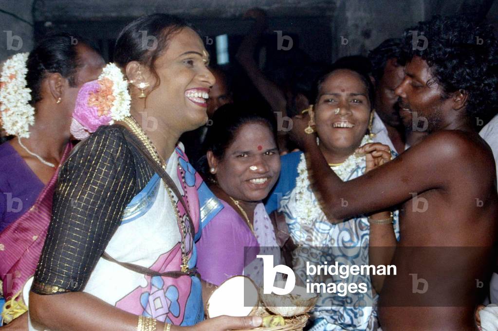 Image of INDIAN EUNUCH MARRIES A HINDU GOD IN INDIAN THE VILLAGE