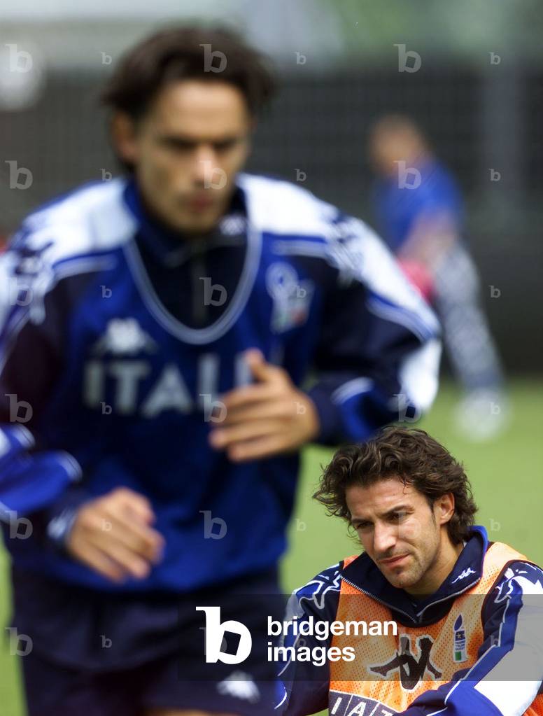 Image of ITALIAN STRIKERS ALESSANDRO DEL PIERO AND FILIPPO INZAGHI ...