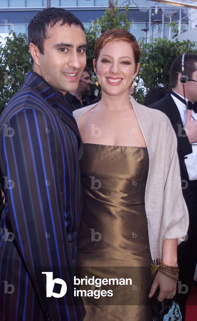 Image of Singer Sarah McLachlan and husband Ashwin Sood (L) arrive at