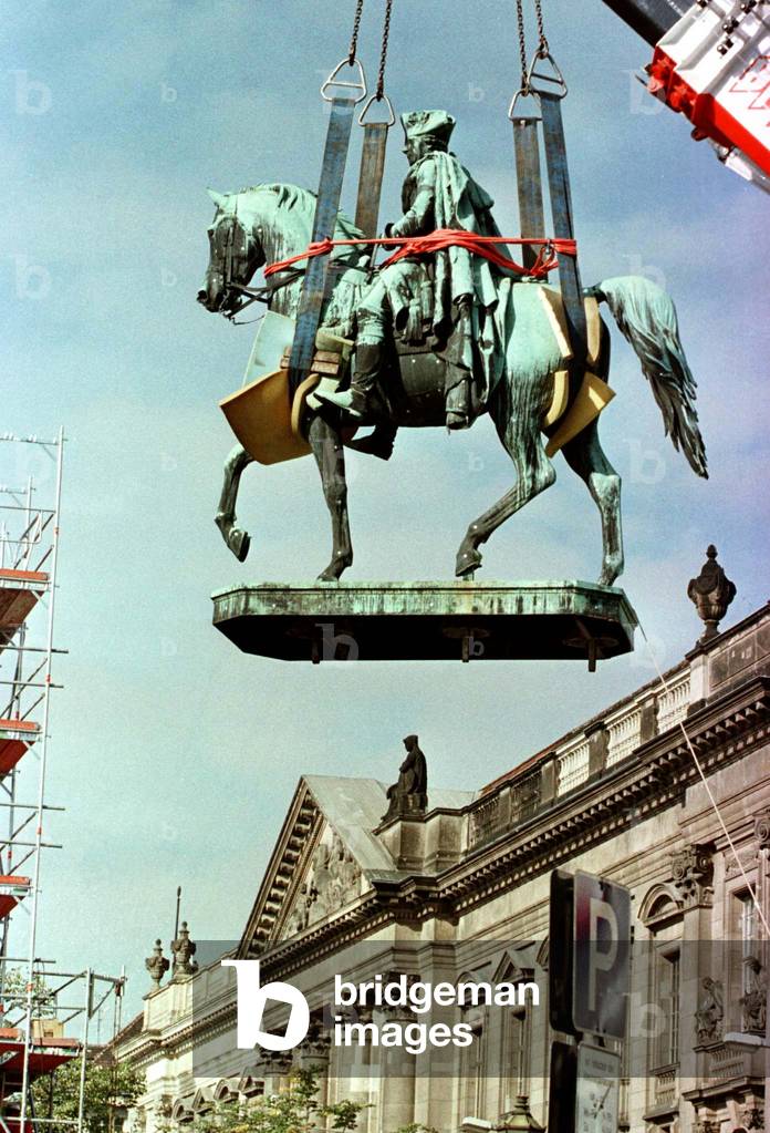 Image of The famous equestrian statue of Prussian king Frederic the Great