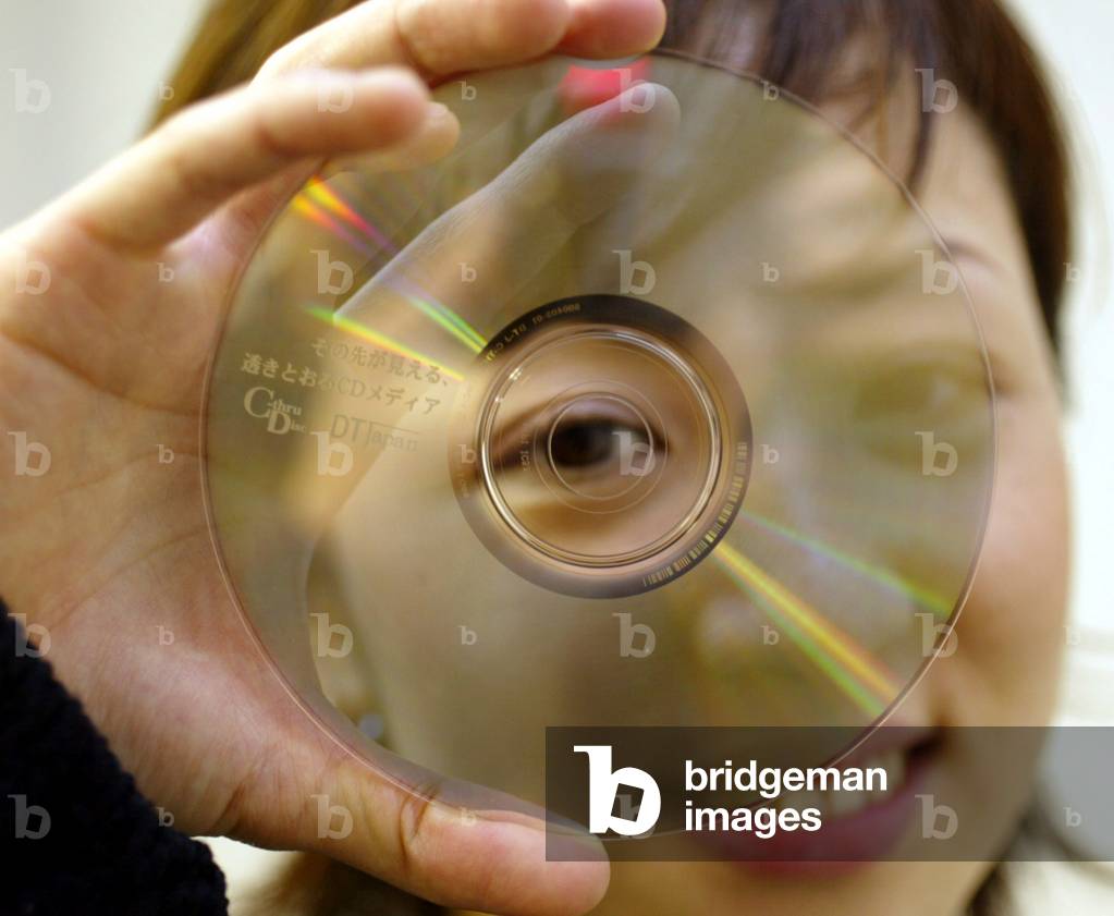 Image of DT Japan Inc employee Yoshino Akachi shows off a C-Thru