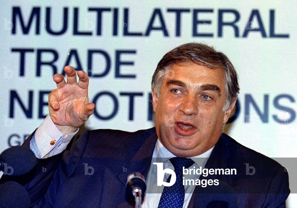 Image of Irish barrister Peter Sutherland, who just took over as new