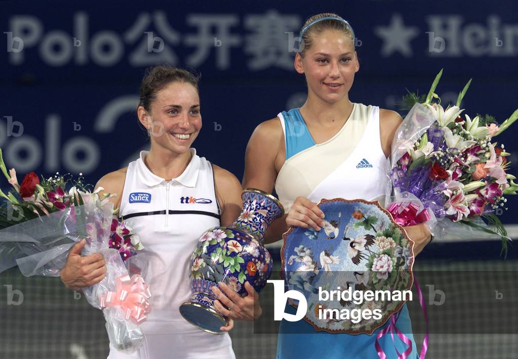Image of ANNA SMASHNOVA CLEBRATES WITH ANNA KOURNIKOVA IN SHANGHAI ...