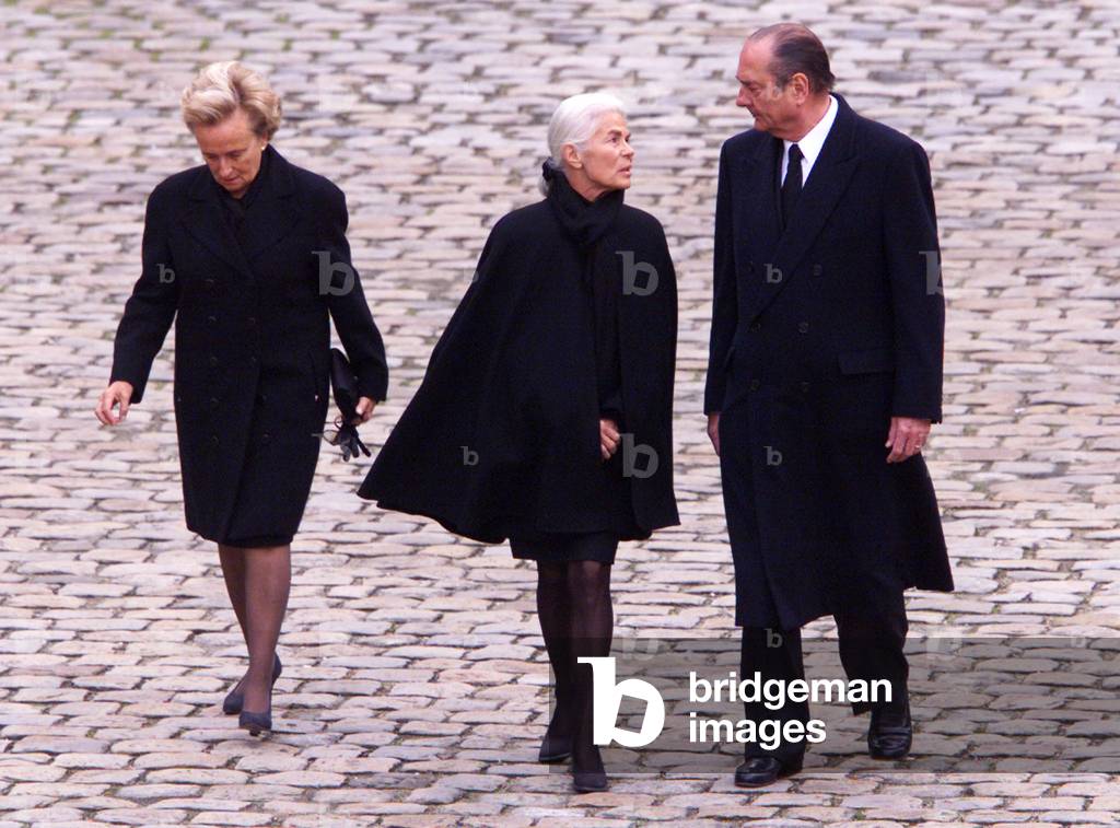 Image of WIDOW OF FORMER FRENCH PRIME MINISTER JACQUES CHABAN-DELMAS ...