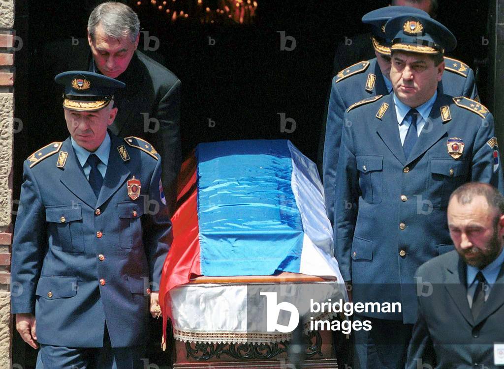 Image of FUNERAL OF BOSKO BUHA SERBIAS PUBLIC SECURITY DEPUTY HEAD IN