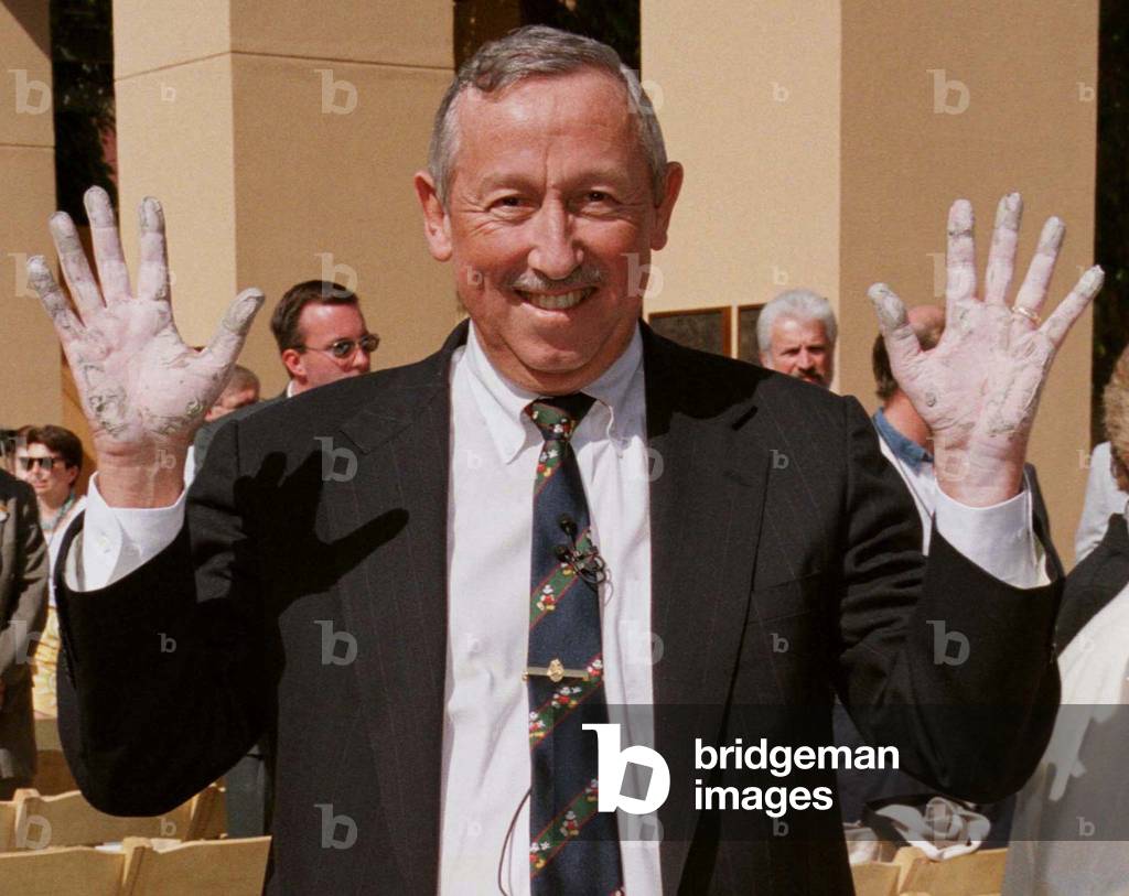 Image of Roy E. Disney, vice chairman The Walt Disney Company, displays
